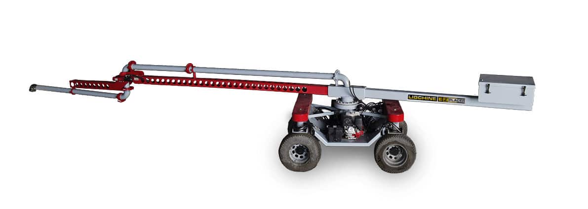 Boom E-Z PLACER: All-In-One Concrete Placer Machine & Pump Line Dragger