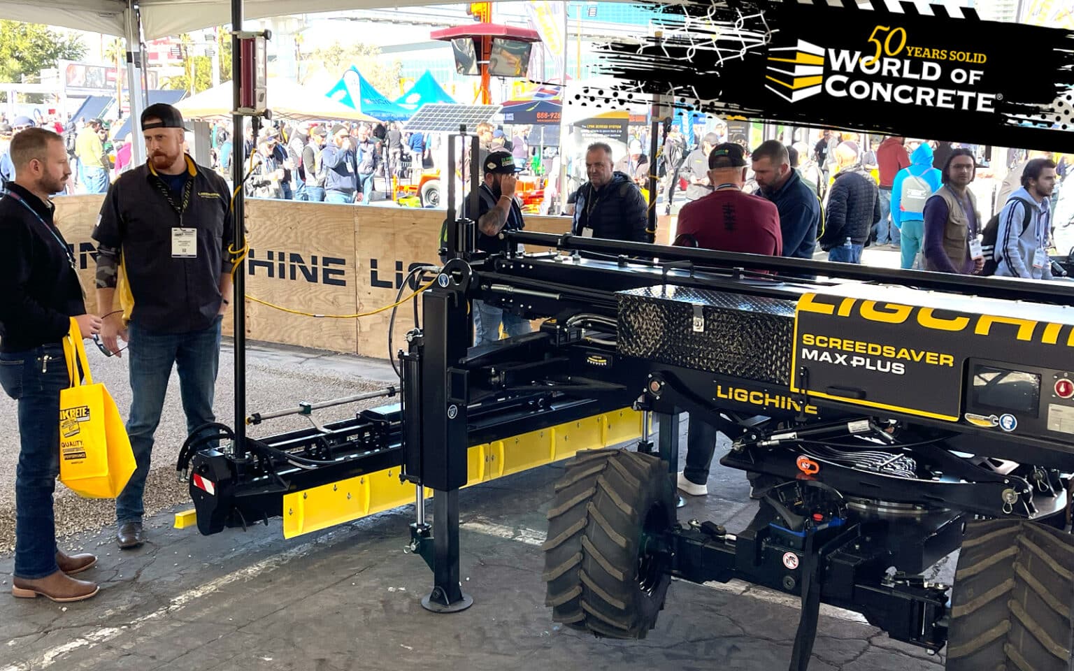 Visit WOC In Vegas! See The Ligchine Lineup of Laser Guided Screeds!