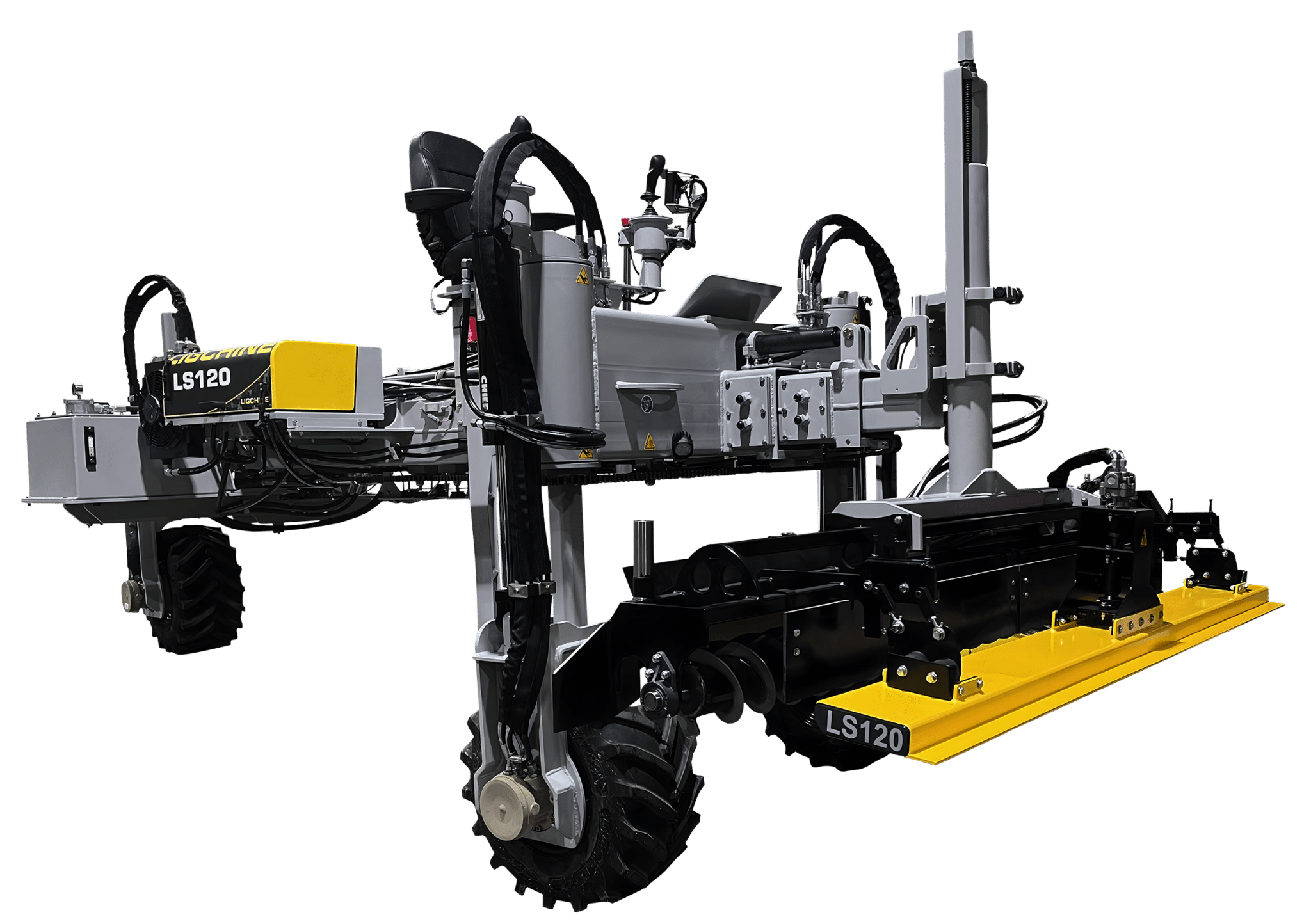 Laser Guided Concrete Screeds Drive In Or Boom Operated Screed | Ligchine